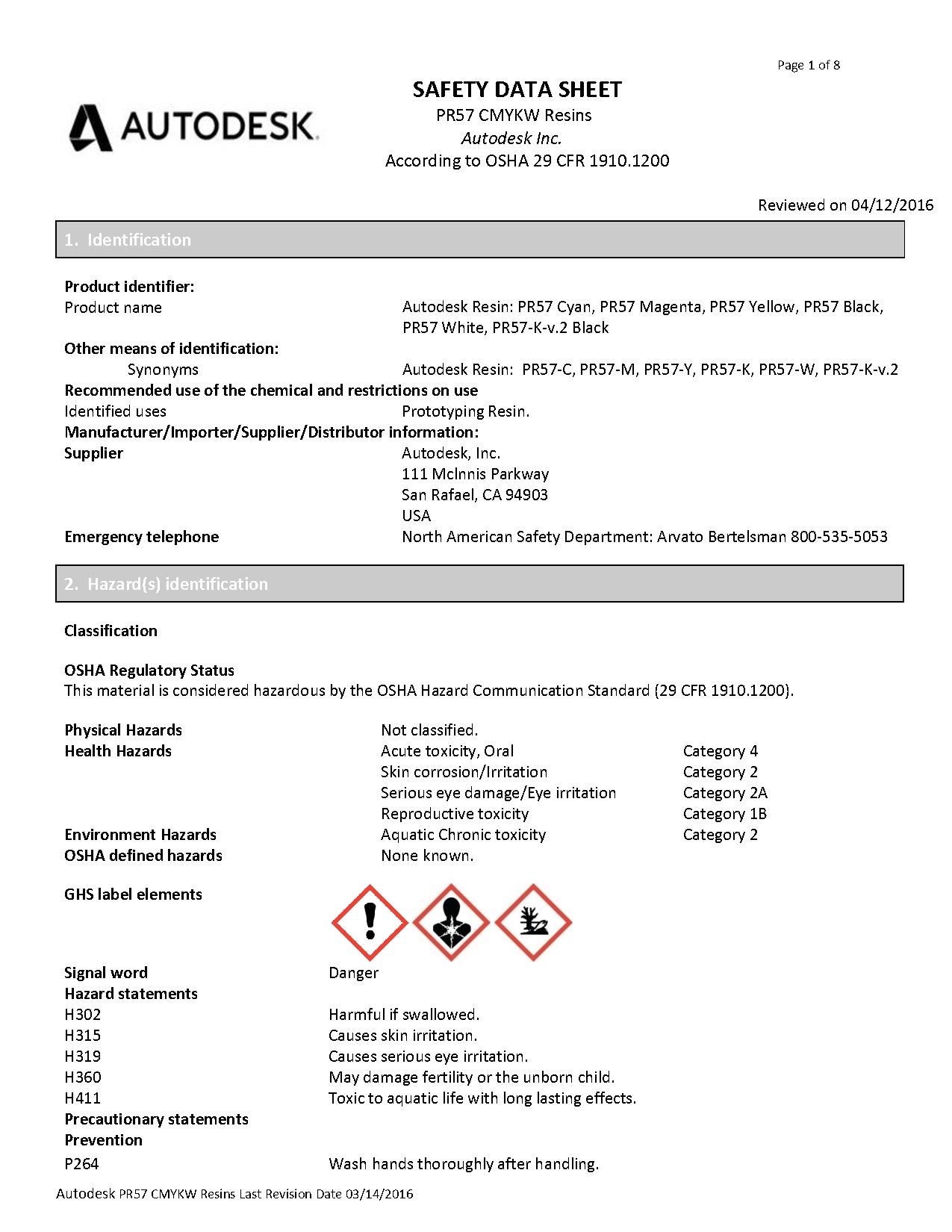 1 2 0 Material Safety Data Sheet